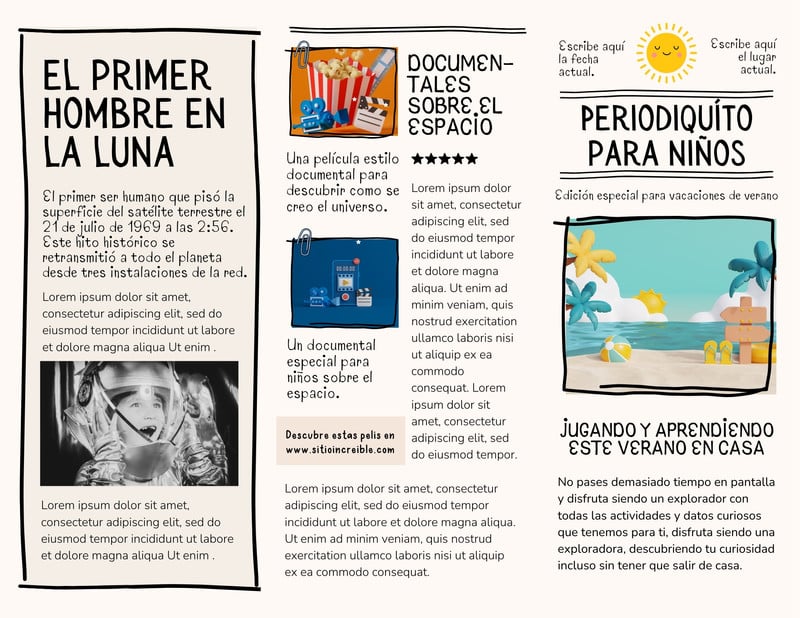 Ejemplos de noticias cortas para niños que inspiran aprendizaje