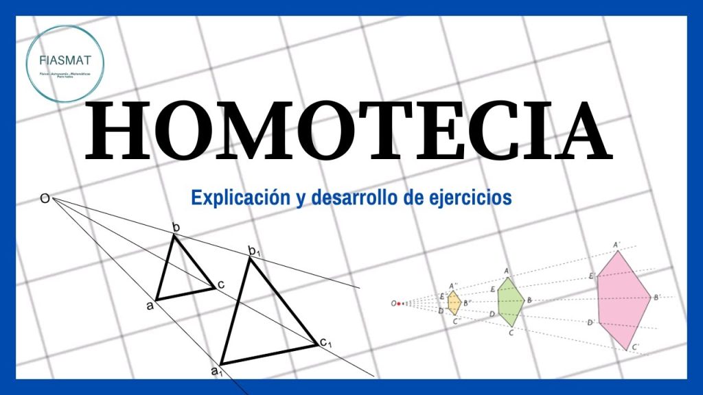 Ejercicios de homotecia