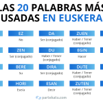 Palabras euskera