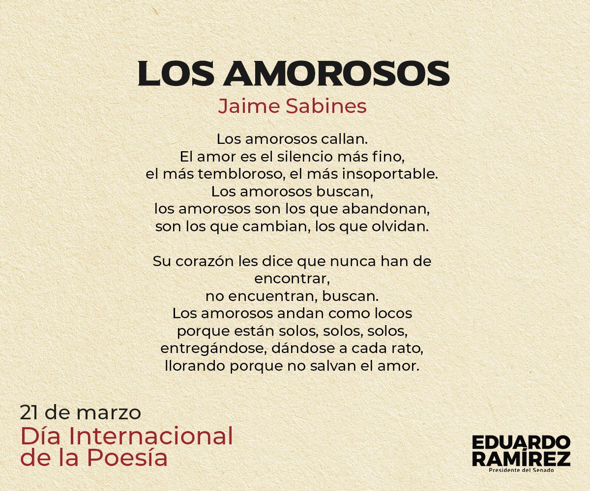 Poemas jaime sabines los amorosos