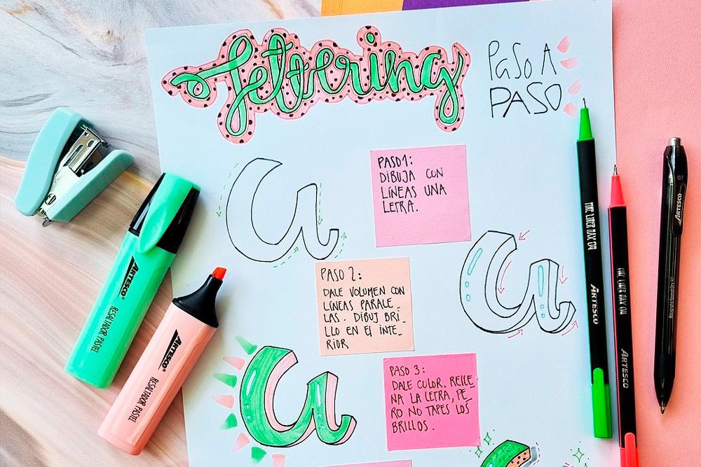 Cómo aprender letra lettering y potenciar tu creatividad